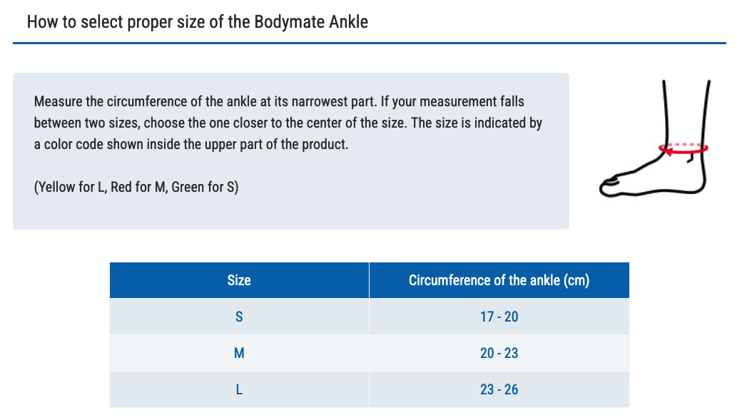 ZAMST Bodymate Ankle (Ankle Compression Support) | Shopee Malaysia