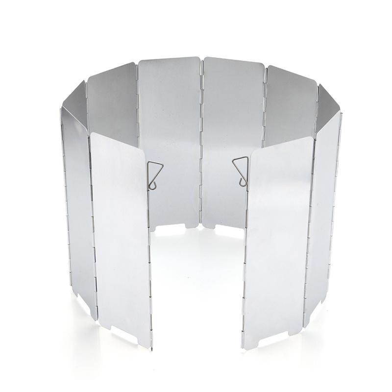 C-Mall Outdoor Picnic Wind Deflector Mini 10Piece Stove Wind Deflector ...