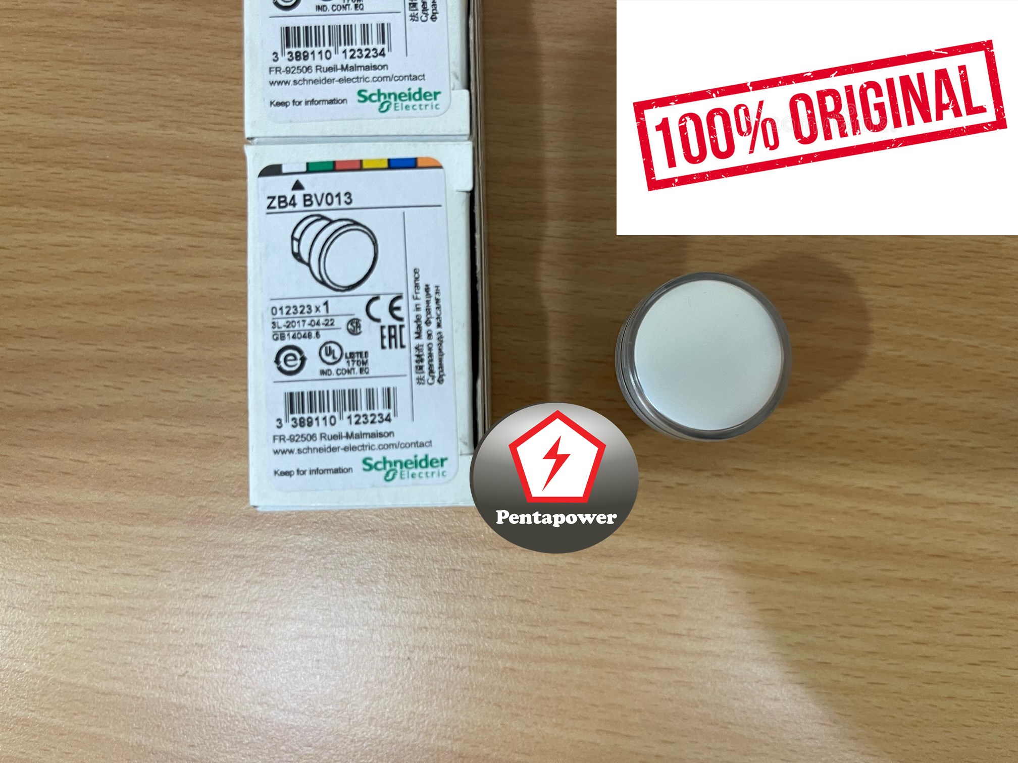SCHNEIDER ZB4BV013 METAL - LED PILOT LIGHT HEAD ( WHITE ) | Shopee Malaysia