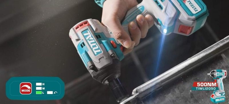 Total Li-ion Cordless Impact Wrench (500Nm / 850Nm) TIWLI2050 ...