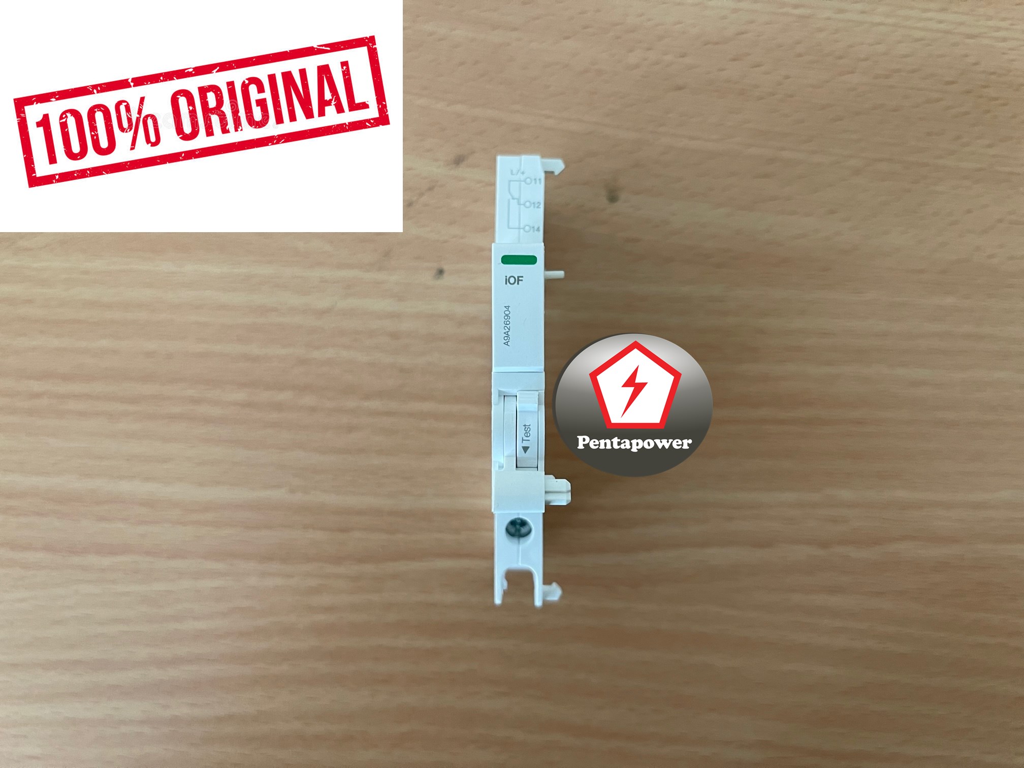 SCHNEIDER A9A26904 Auxiliary contact, Acti9 A9A, iOF, 1 C/O, 100mA to ...