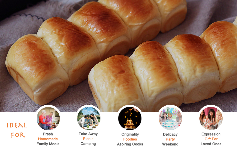 [CHEFMADE.os] Non Stick Long Loaf Pan Long Shaped Toaster Pan Baguette ...
