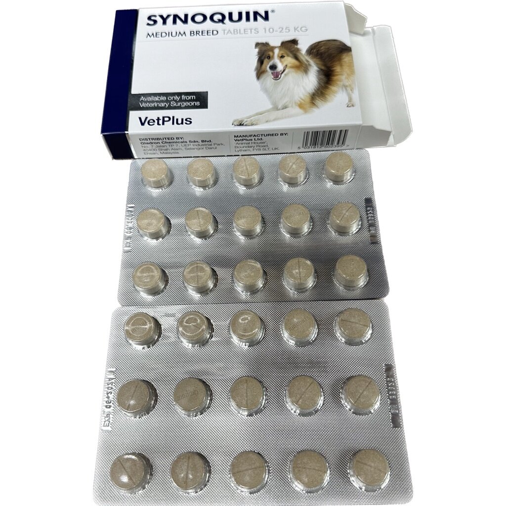 VETPLUS SYNOQUIN JOINT SUPPLEMENT FOR DOGS (SMALL, MEDIUM, LARGE ...