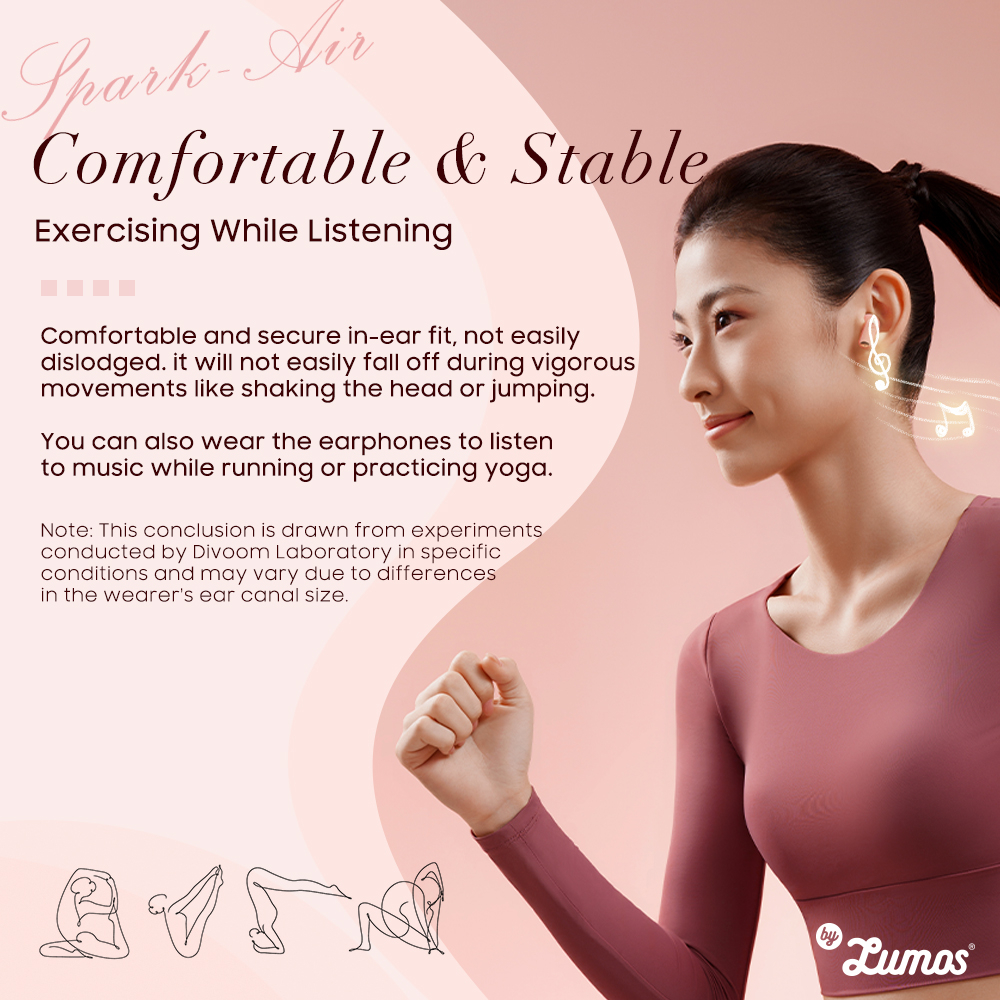 DIVOOM SPARK-AIR Bluetooth Earphone Mini & Compact Adaptive Noise ...