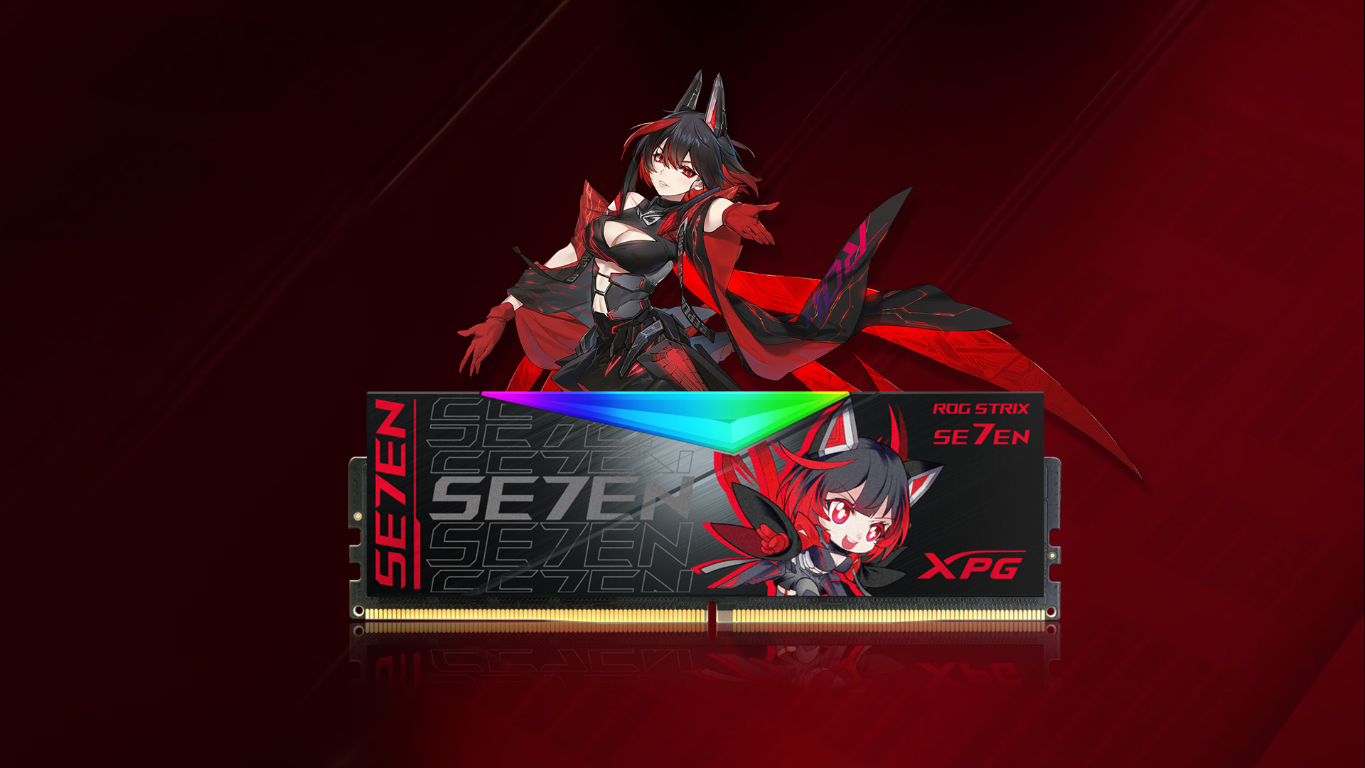 XPG LANCER 32GB (RO姬 - SE7EN / 吹雪 - SNOW WHITE) RGB DDR5 6800MHZ (16GB ...