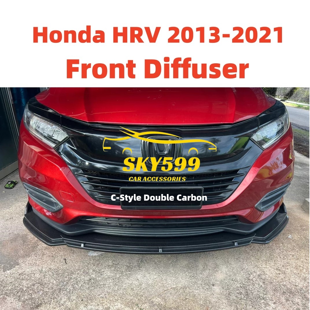 Honda HRV 2013-2021 Front Bumper Diffuser Lip Wrap Angle Splitters ...