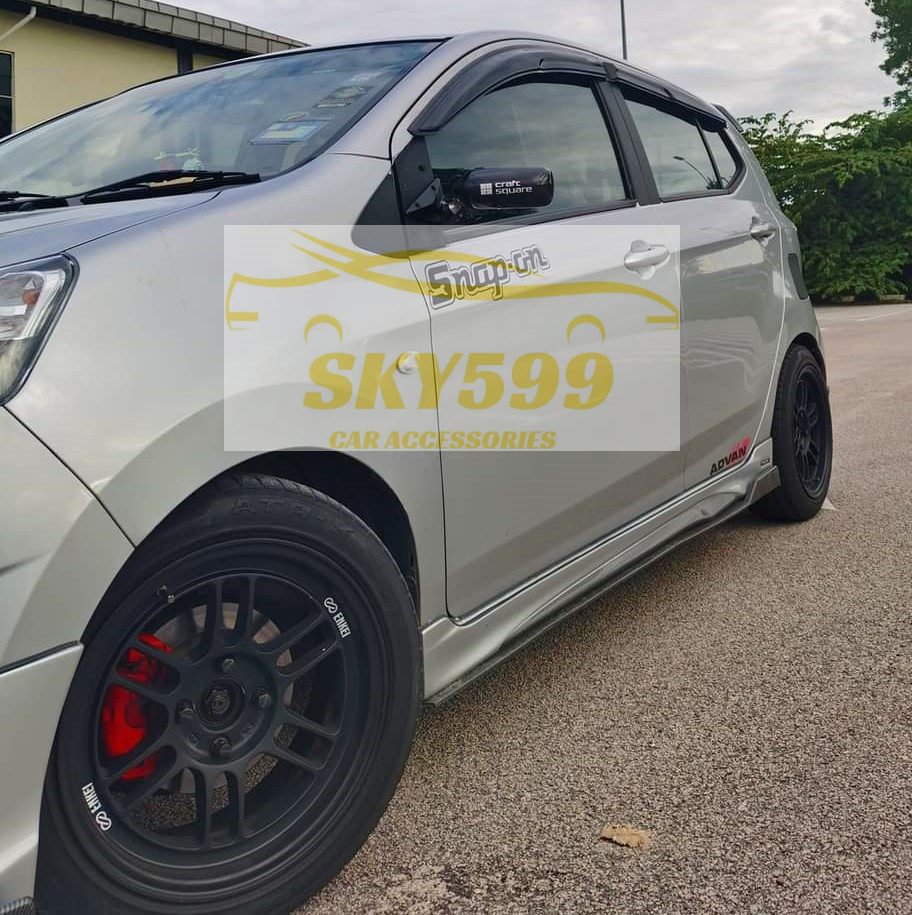 Perodua Axia 2014-2019 Front Bumper Diffuser Lip Wrap Angle Splitters ...