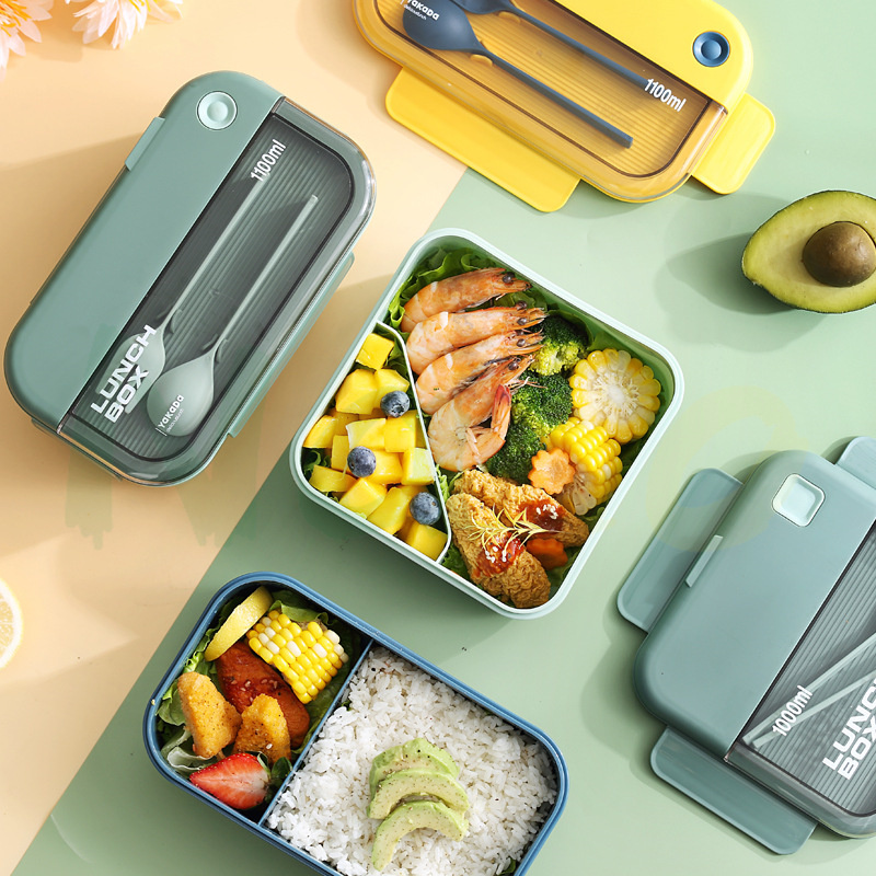 Lunch Box with Cutlery Bekal Makanan Bekas Bento Lunch Box Tapau Lunch ...