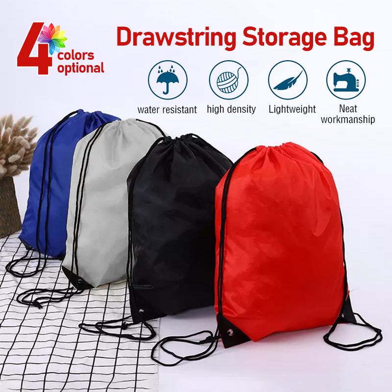 Drawstring Backpack Bag Sport Travel Marathon Storage Bags Leisure ...