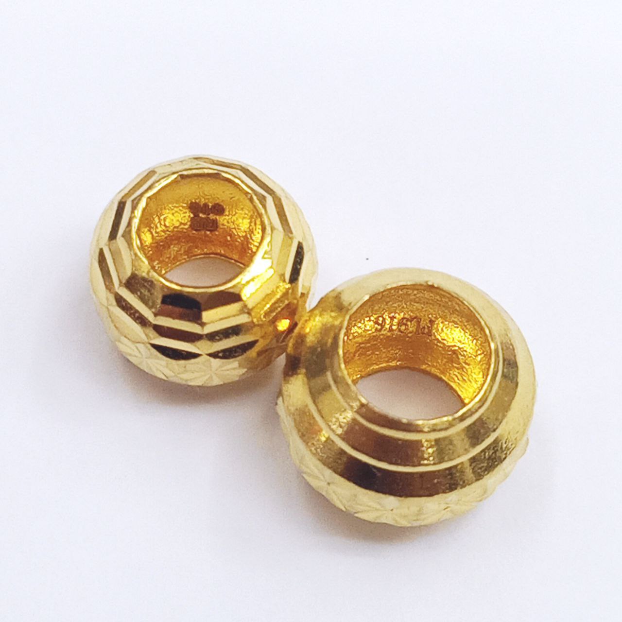 PDR BEADS EMAS 916 0.64g/0.65g/0.72g/1.14g | Shopee Malaysia