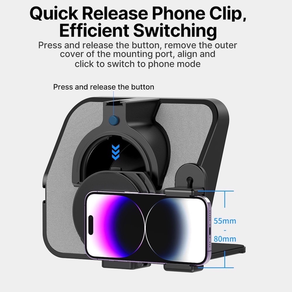 Ulanzi RT02 Universal Teleprompter Remote Control Camera Lens Adapter ...