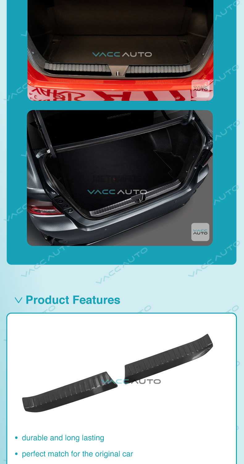 Toyota Vios (4th Gen) Rear Bumper Protector Trim Protector Cover 2023 ...