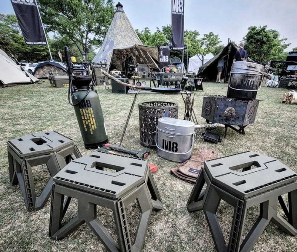 Military Folding Stool Outdoor Camping Chair Army Foldable Step Stools ...