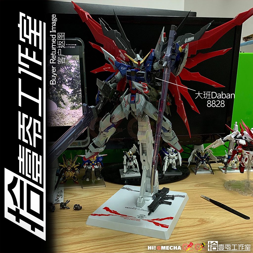 MG 8802 8828 Strike Freedom Destiny Fighter MB ZGMF + Wing Effect ...