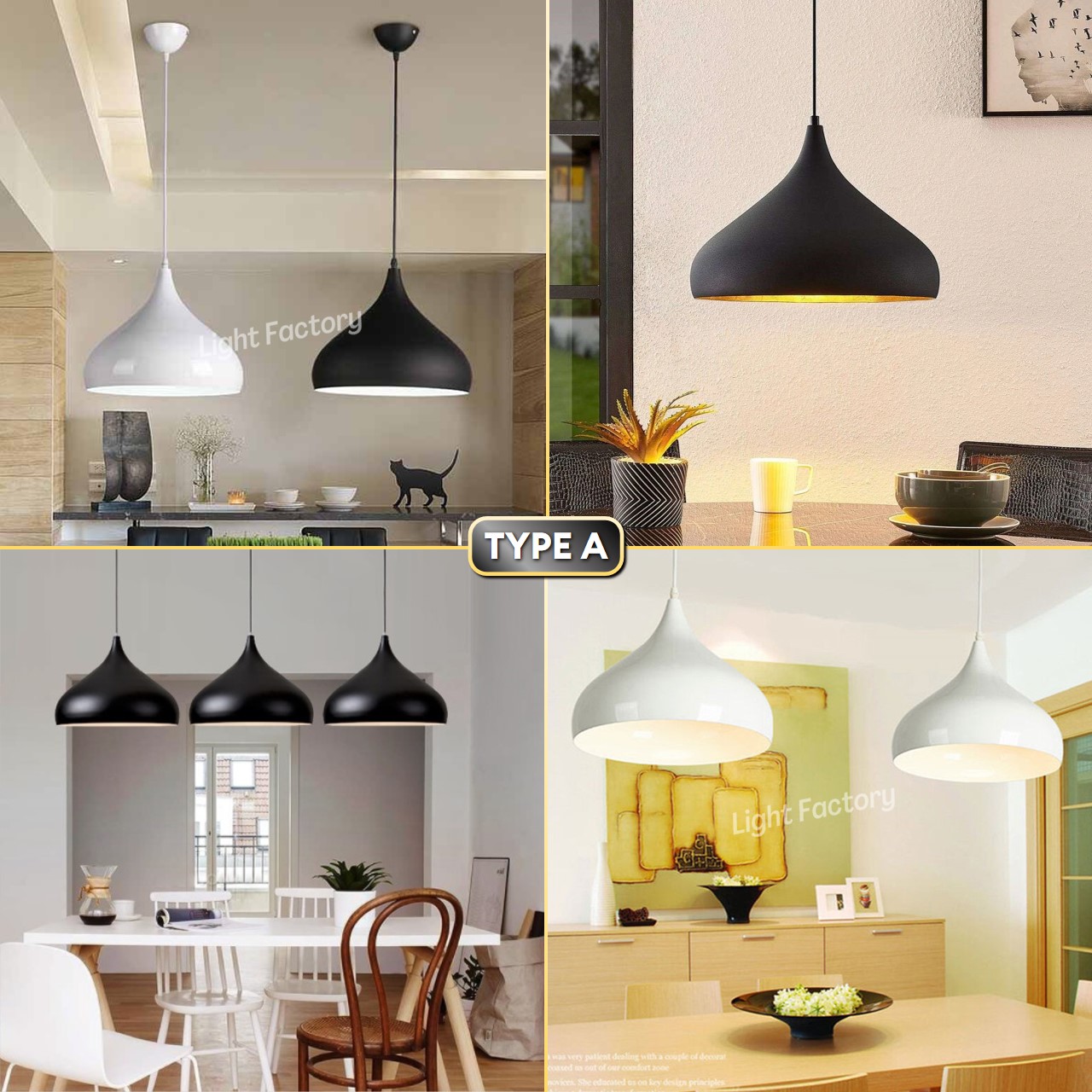 🔥HOT🔥 Modern Pendant Light E27 Holder Dining Hanging Light Vintage ...