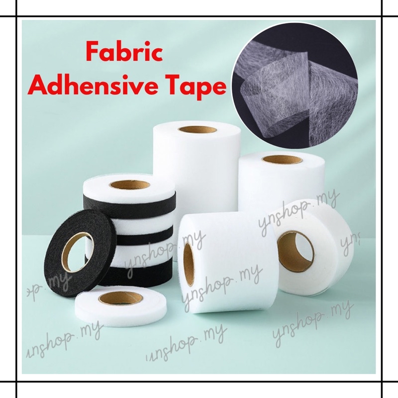 (Gulung) Fabric Adhesive Tape Fusible Tape Pita Pelekat Kain Pelekat ...