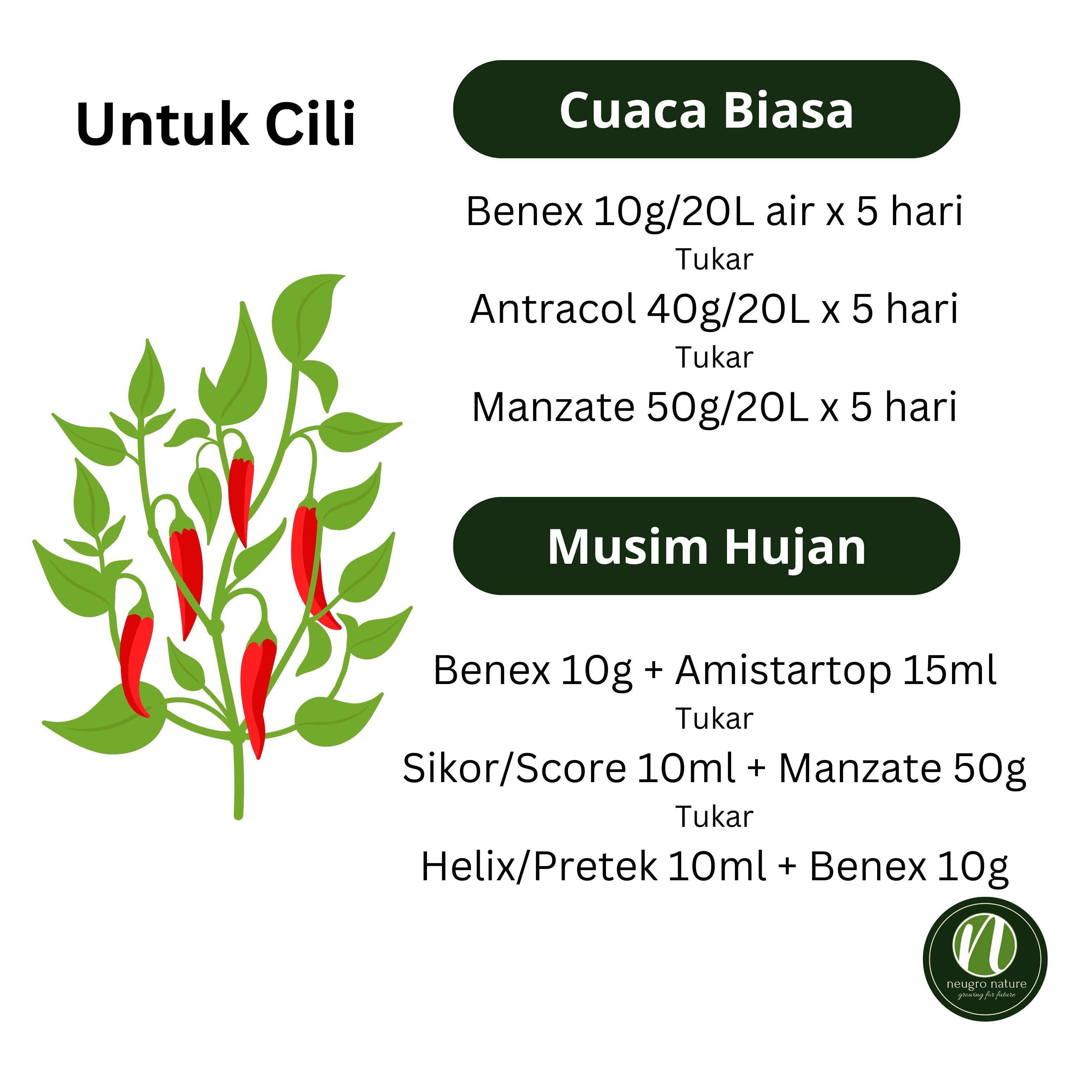 SIKOR 250 (500ml) - Racun Kulat Antraknos/Alternaria Cili/ Durian ...
