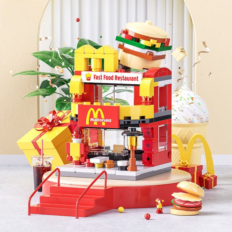 Dr Toy 🌈 The Mini Street View 3D Model Bricks House Shop Compatible ...