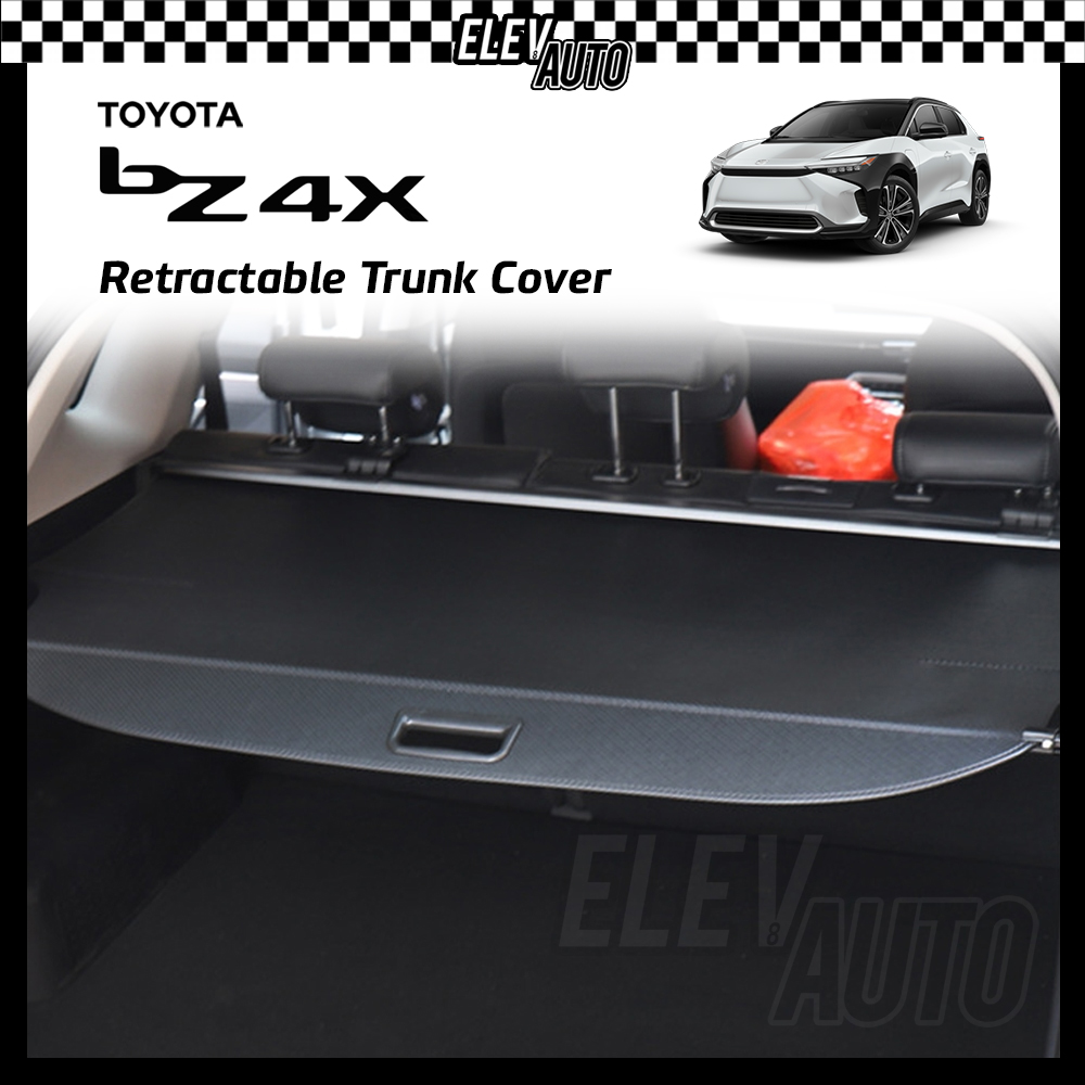 Toyota BZ4X Leather Retractable Trunk Cover Rear Cargo Boot Shade ...