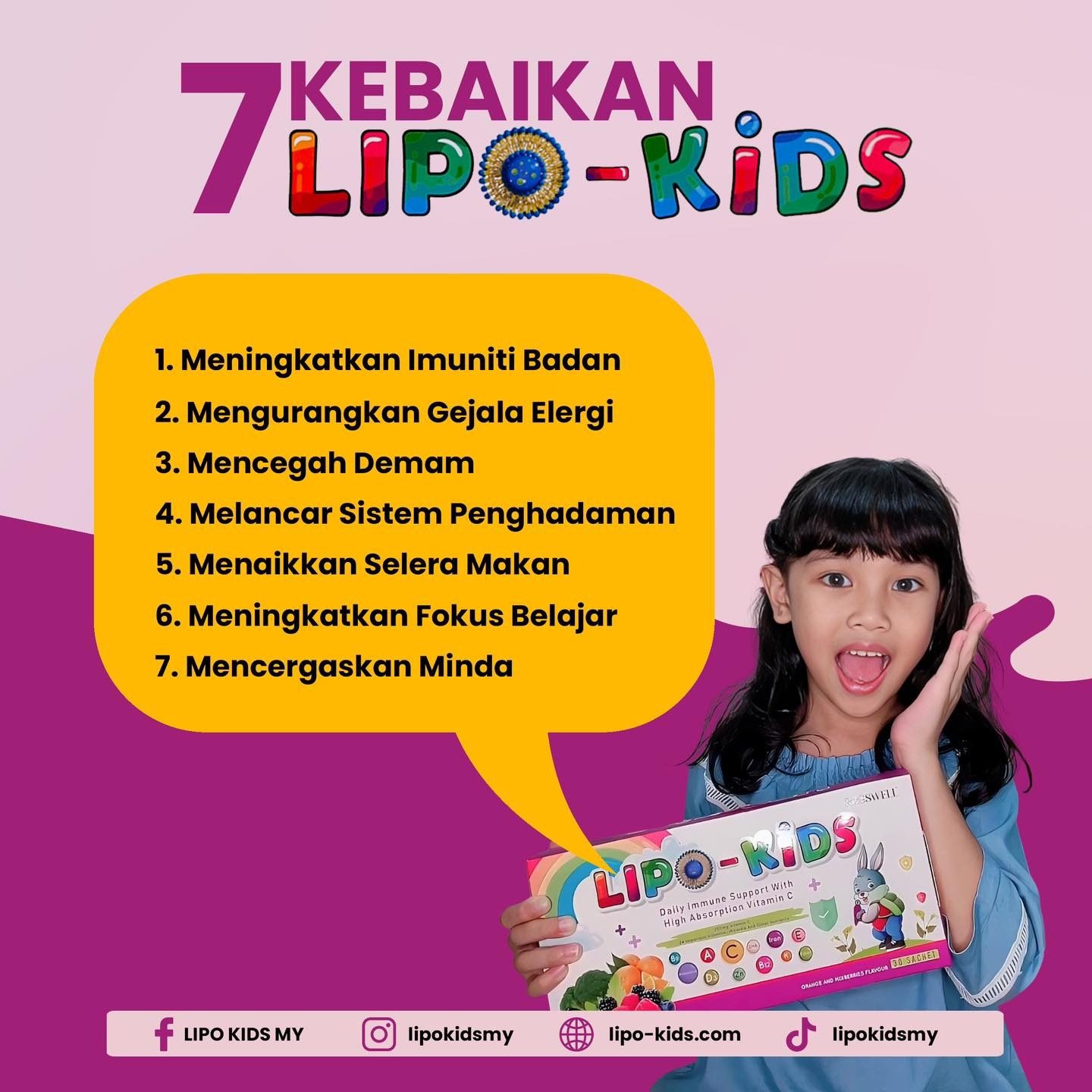 LIPO KIDS TRIPLE ACTION MULTIVITAMIN PROBIOTICS FOR KIDS Liposomal ...