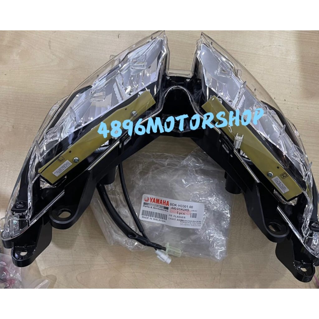 100% ORIGINAL HLY YAMAHA LC135 V8 FI FRONT SIGNAL ASSY FLASH LIGHT BDK ...