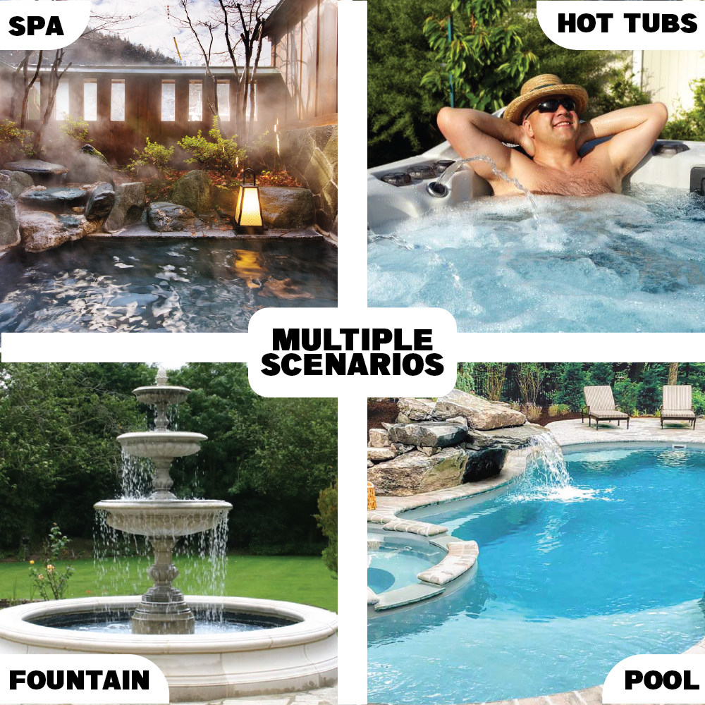 Filter Swimming Pool Vacuum Cleaner Fish Pond Cleaner Vacuum Kolam ...