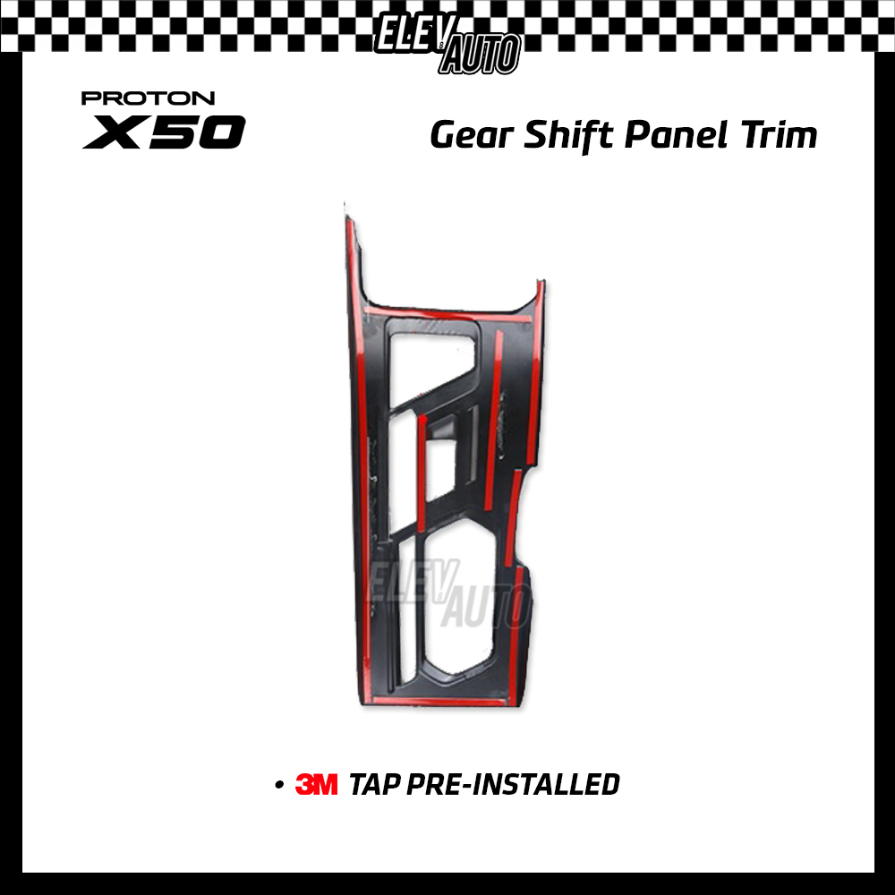 Proton X50 Gear Shift Panel Trim Carbon Fiber Black Interior ...