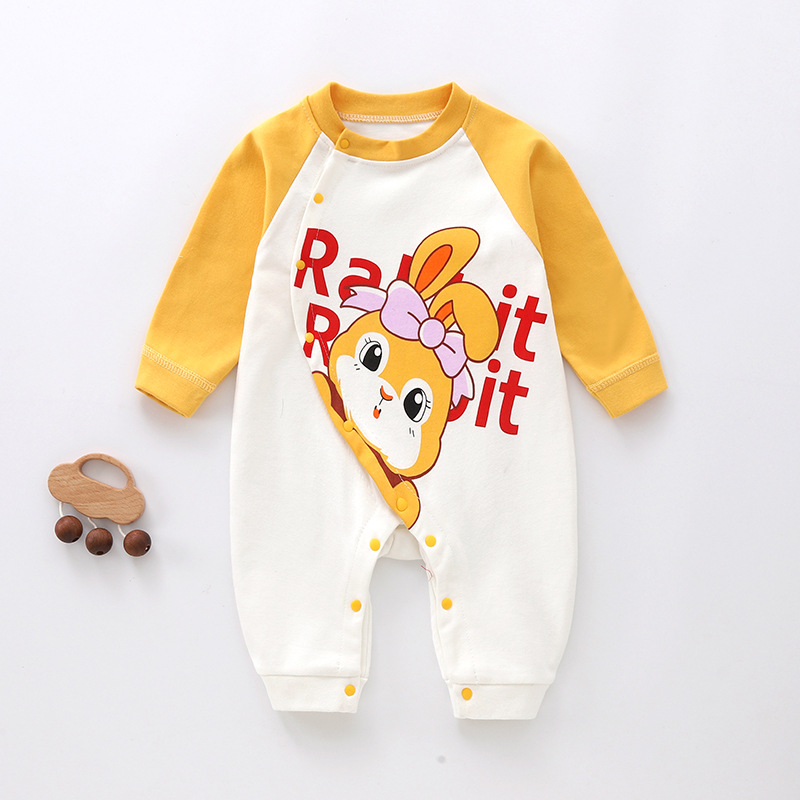 🐳0-24m Pakaian Bayi Baru Lahir Jumpsuit Baby Clothing Long Sleeve Baby ...