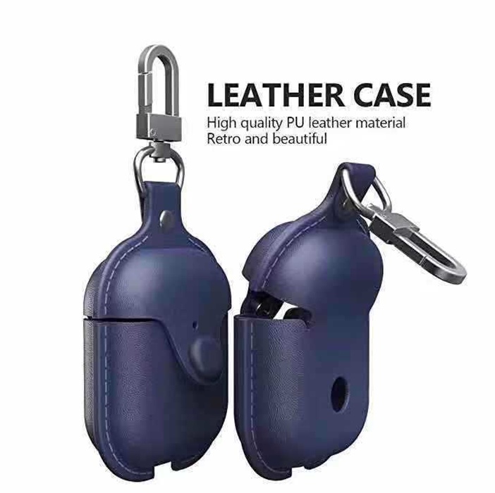 AirPods 1 2 3 4 Pro 2 Leather Case Full Coverage Protection Impact ...