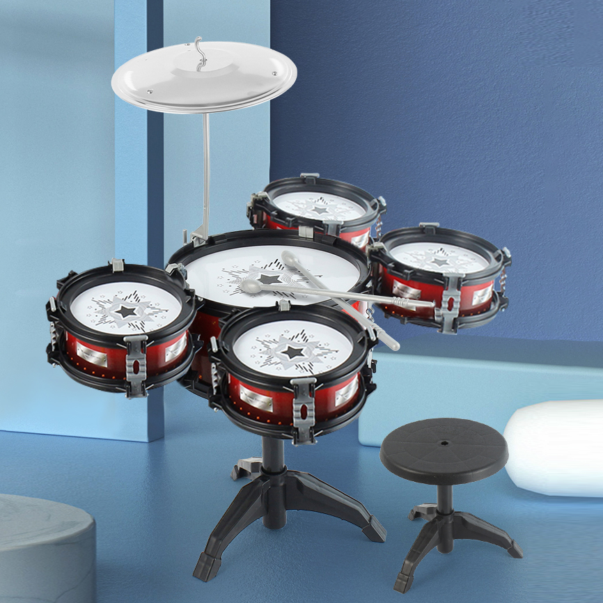 Mini Drum Toys Set Drumstick For Kids Instrument Music Development ...
