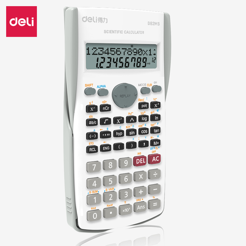 Deli Scientific Calculator 240F-10+2 Digits D82MS | Shopee Malaysia