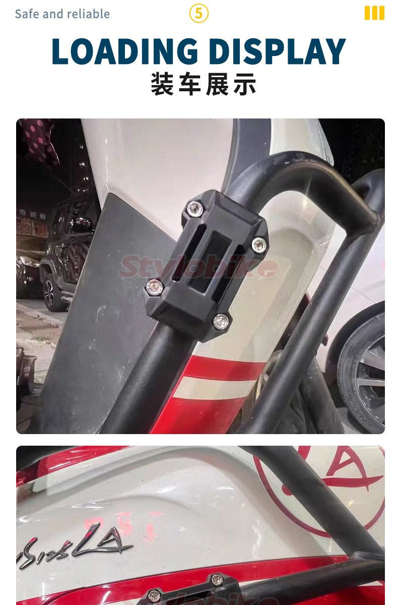 Motorcycle Crash Bar Protector Bumper Protective Block Engine Guard ...