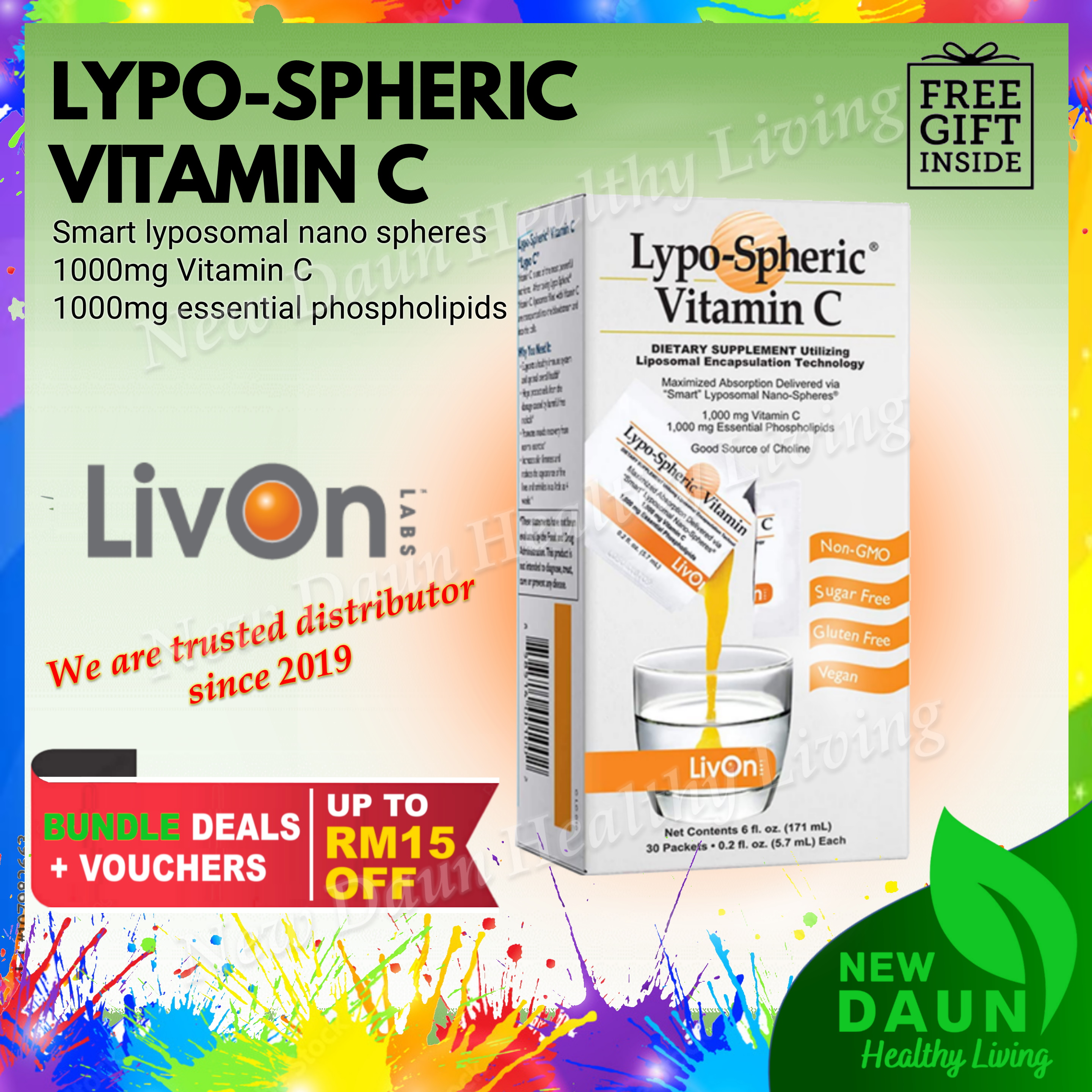LIVON LABS Lypo-Spheric VITAMIN C liposomal from USA. Best immune anti age support | Shopee Malaysia