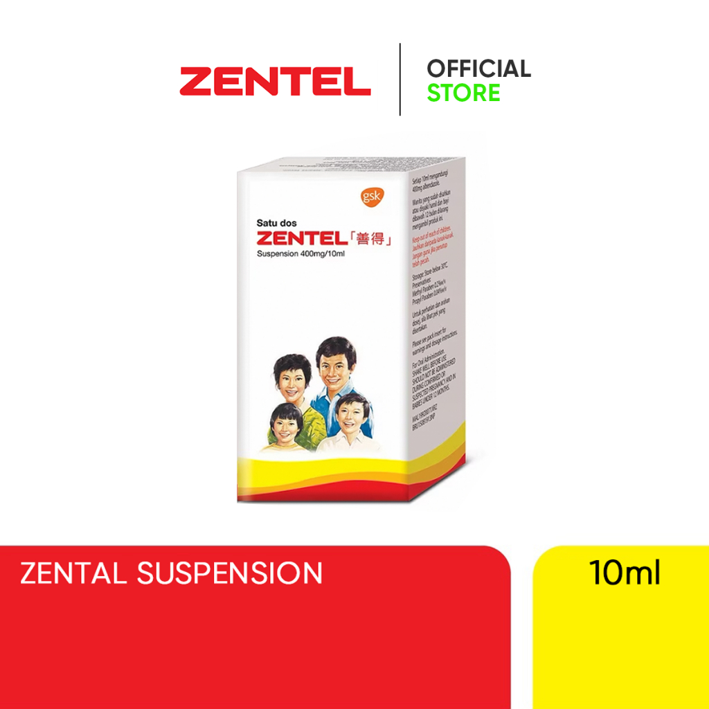 Zentel Suspension (10ml) | Shopee Malaysia