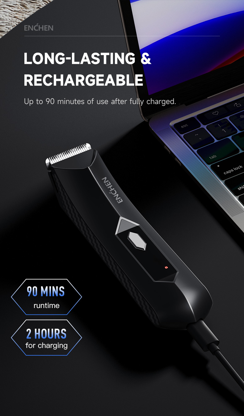 Enchen Spark 2 Pemangkas Elektrik Rambut Badan Body Hair Trimmer Skin ...