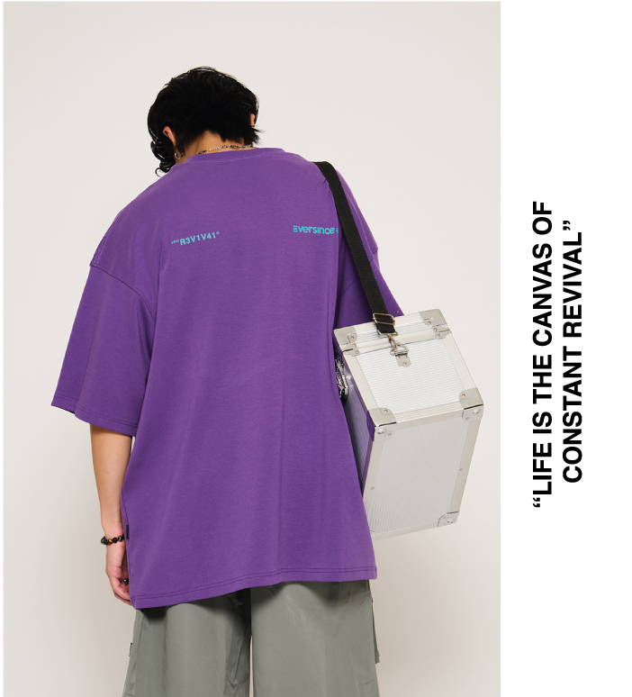 Eversince Hyde Oversized T-Shirt Purple | Shopee Malaysia