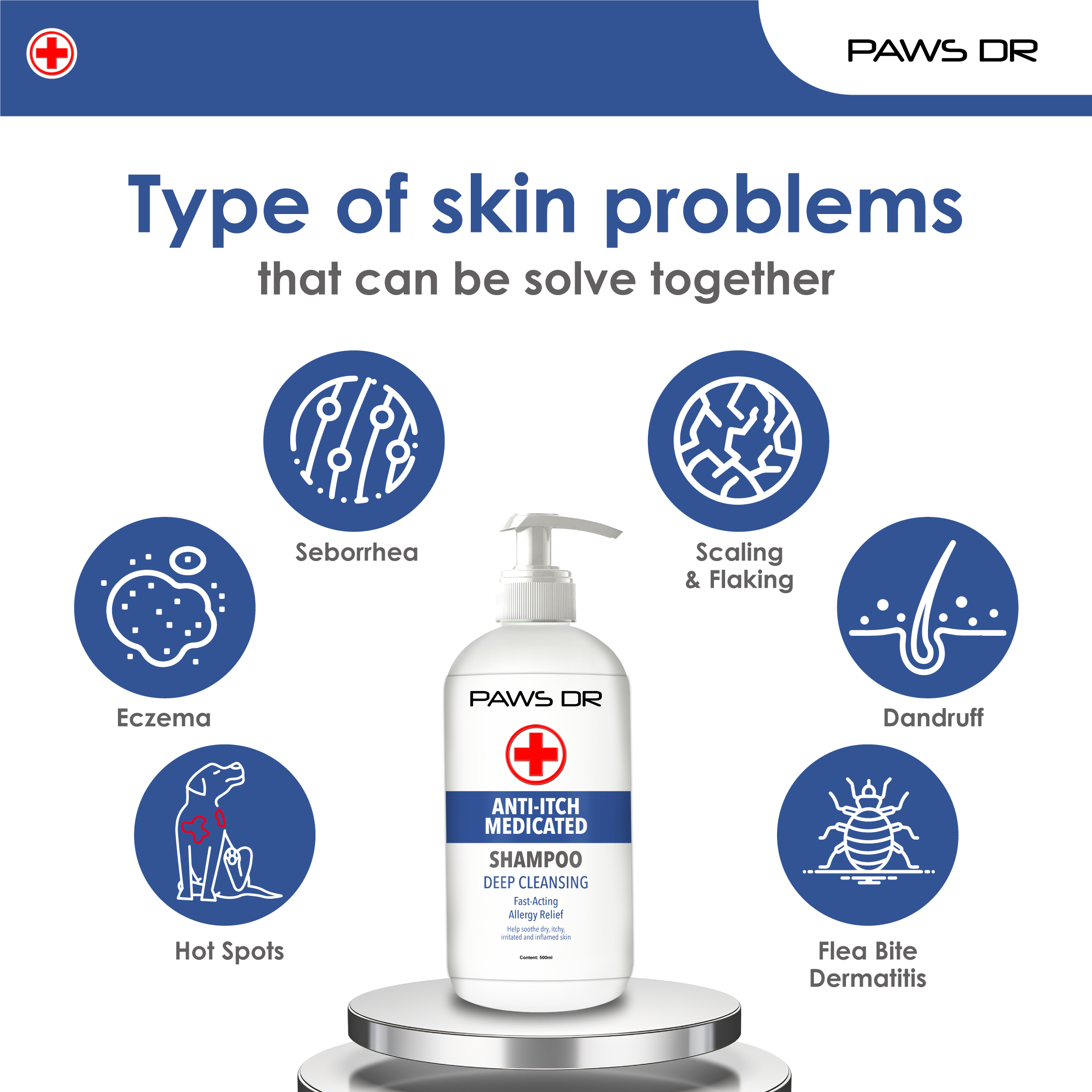 Paws Dr Pet Medicated Shampoo for Cat and Dog Syampu Kucing Anjing ...