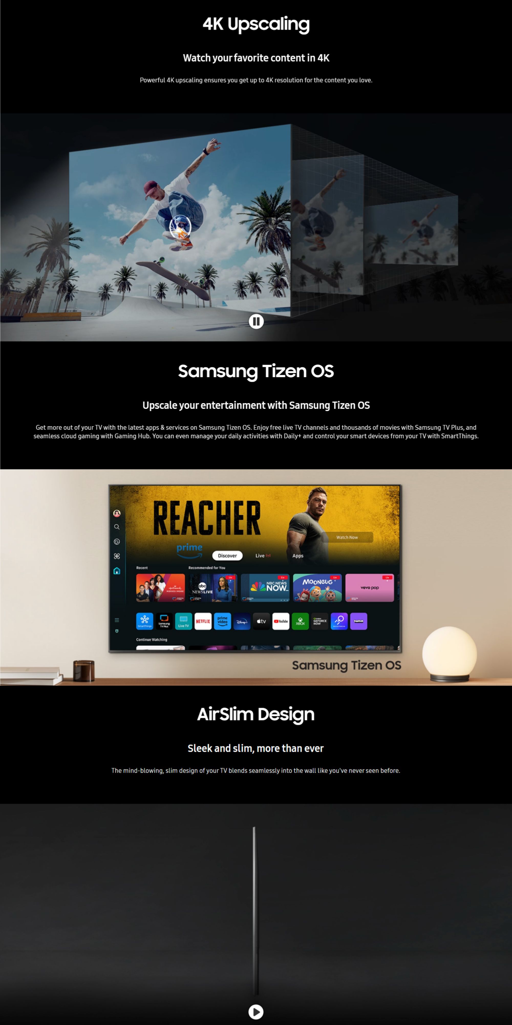 Samsung QLED Q65D 4K Smart TV (2024) | 100% Color Volume with Quantum ...