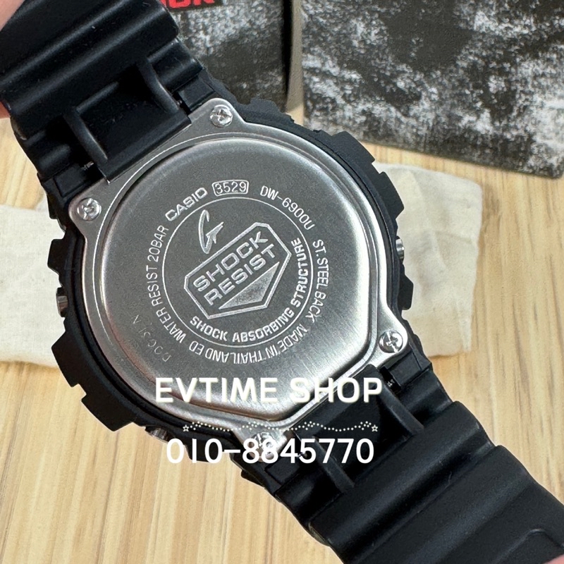 CASIO G-SHOCK BASIC DW-6900U-1DR / DW-6900U-1 / DW- 6900-1V / DW-6900U ...