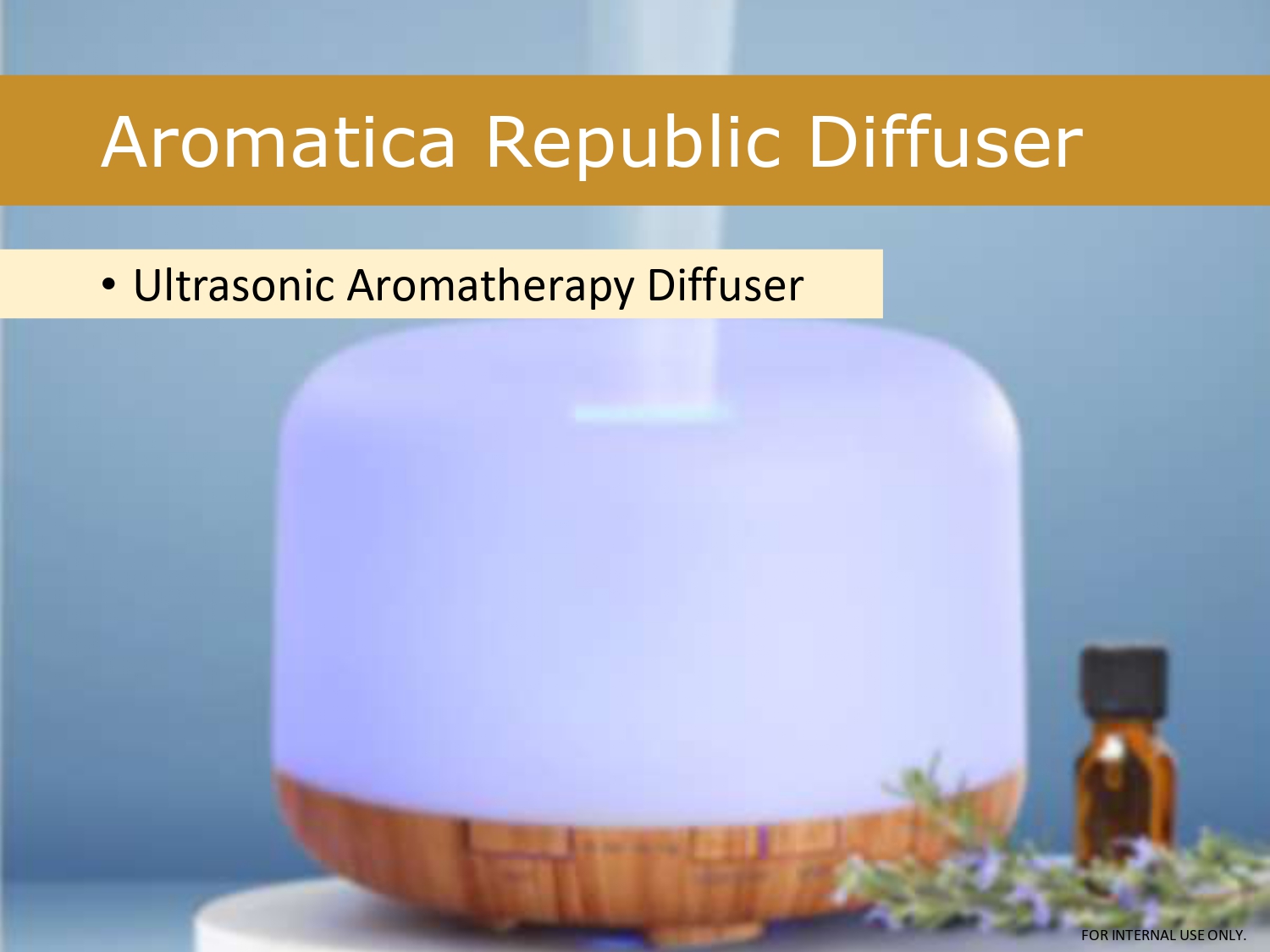 [AROMATICA REPUBLIC] Diffuser 500ml - humidifier/relaxing /air purifier ...
