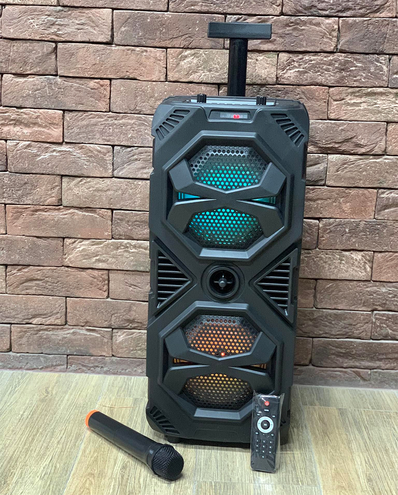 Tango Bluetooth KTV Speaker Portable Trolley Super Bass Home Party Karaoke Wireless Player With ...