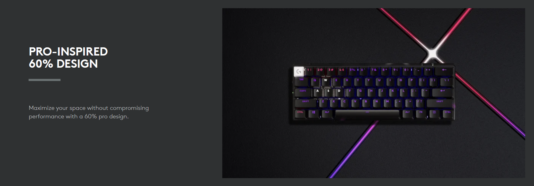 Logitech G PRO X60 Lightspeed Wireless Gaming Keyboard, LIGHTSYNC RGB ...