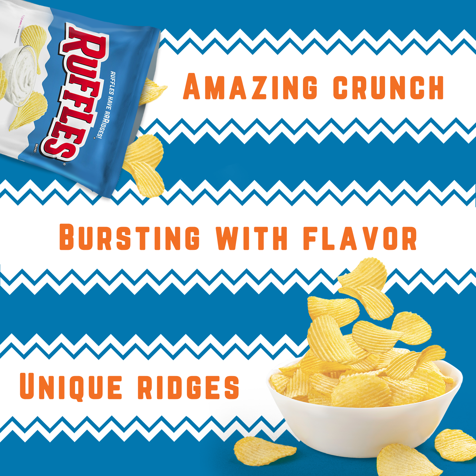 Ruffles Original 170g / Ruffles Kerepek Kentang Perisa Asli 170g ...