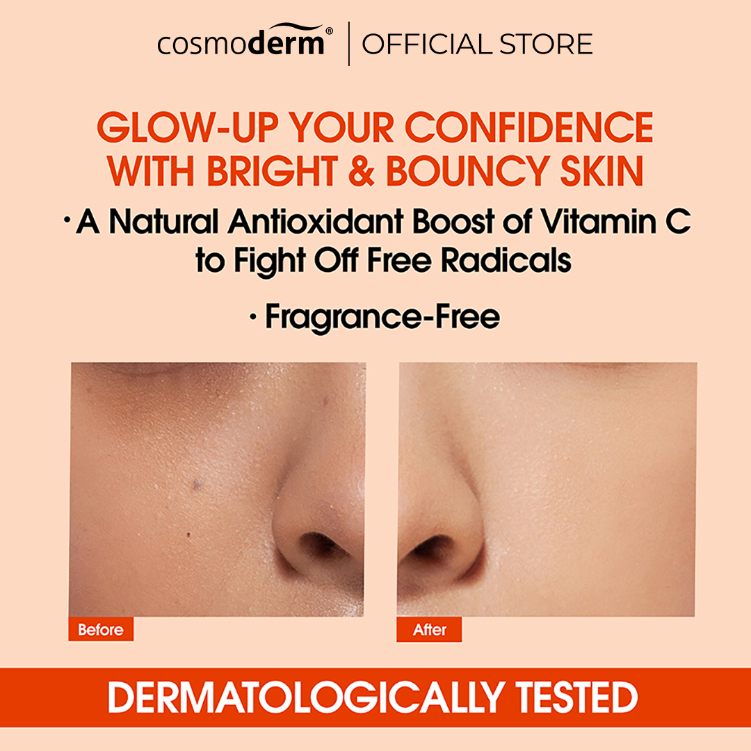 Cosmoderm Glow-C Brightening UV Shield SPF50+ PA+++ 30ml | Shopee Malaysia
