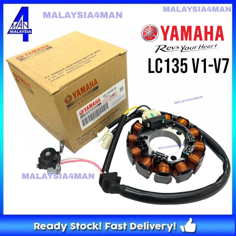 YAMAHA 100% MAGNET COIL ORIGINAL FUEL COIL YAMAHA LC135 V1 V2 V3 V4 V5 V6 V7 LC5S 1S7-H1410-01 ...