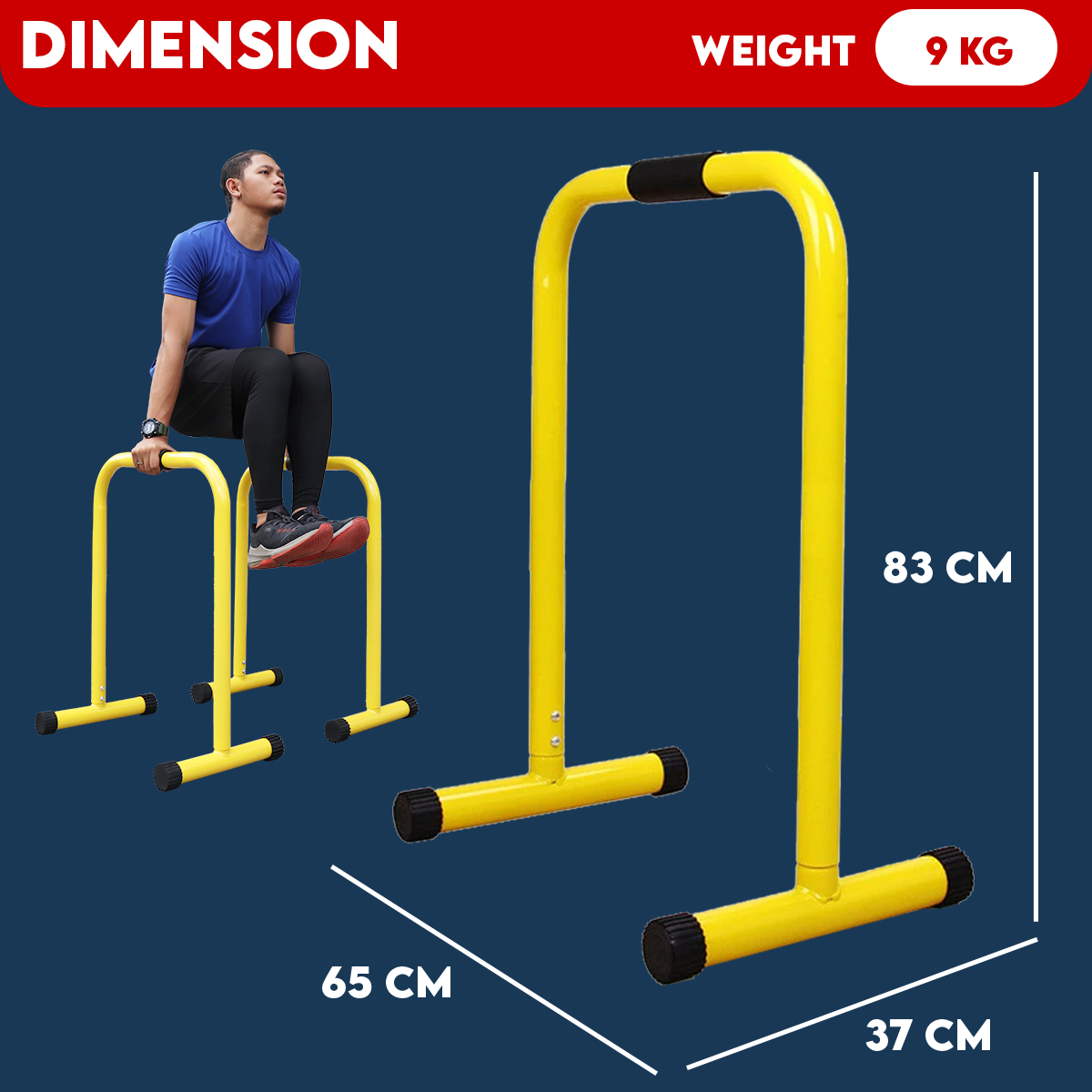 Vigor Fitness Crossfit Dip Parallel Bar | Shopee Malaysia