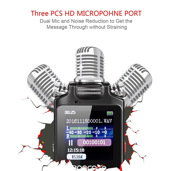 Voice Recorder 360 Audio Media Player for Student Teacher | LED Screen ...