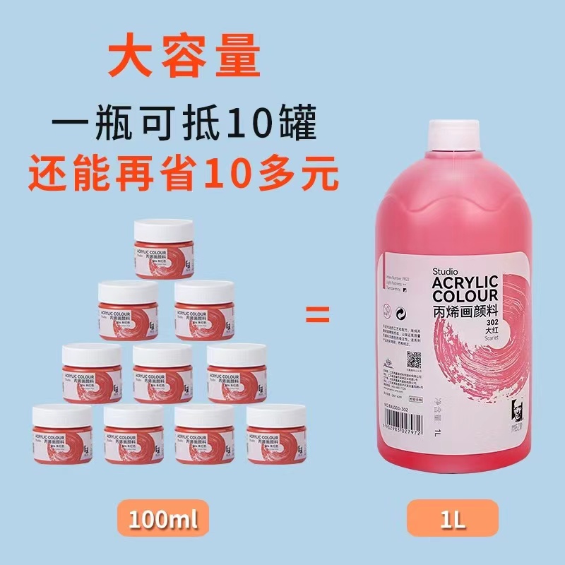 【Original】2000ML Cat Akrilik Titanium White Acrylic Colour Mont Marte ...