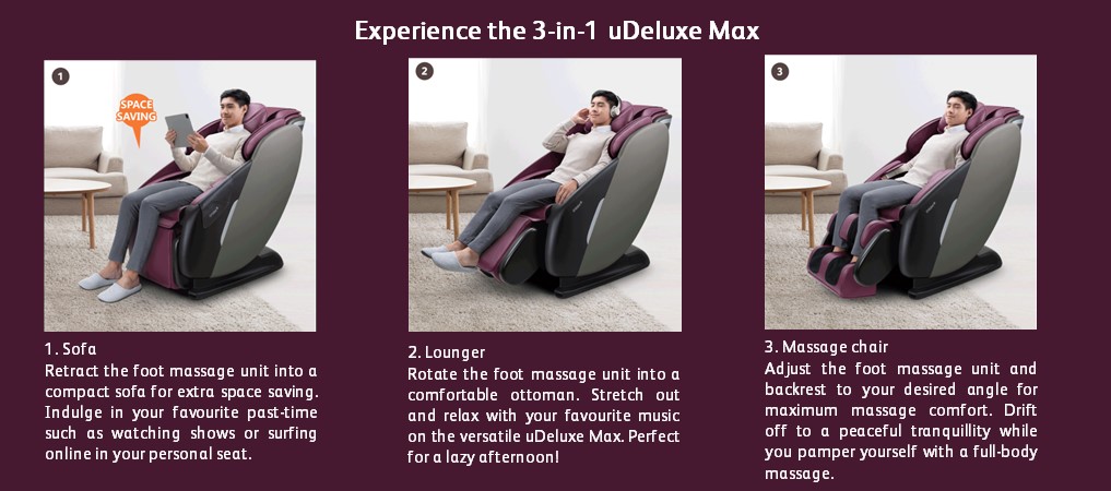 OSIM uDeluxe Max Massage Chair | Shopee Malaysia