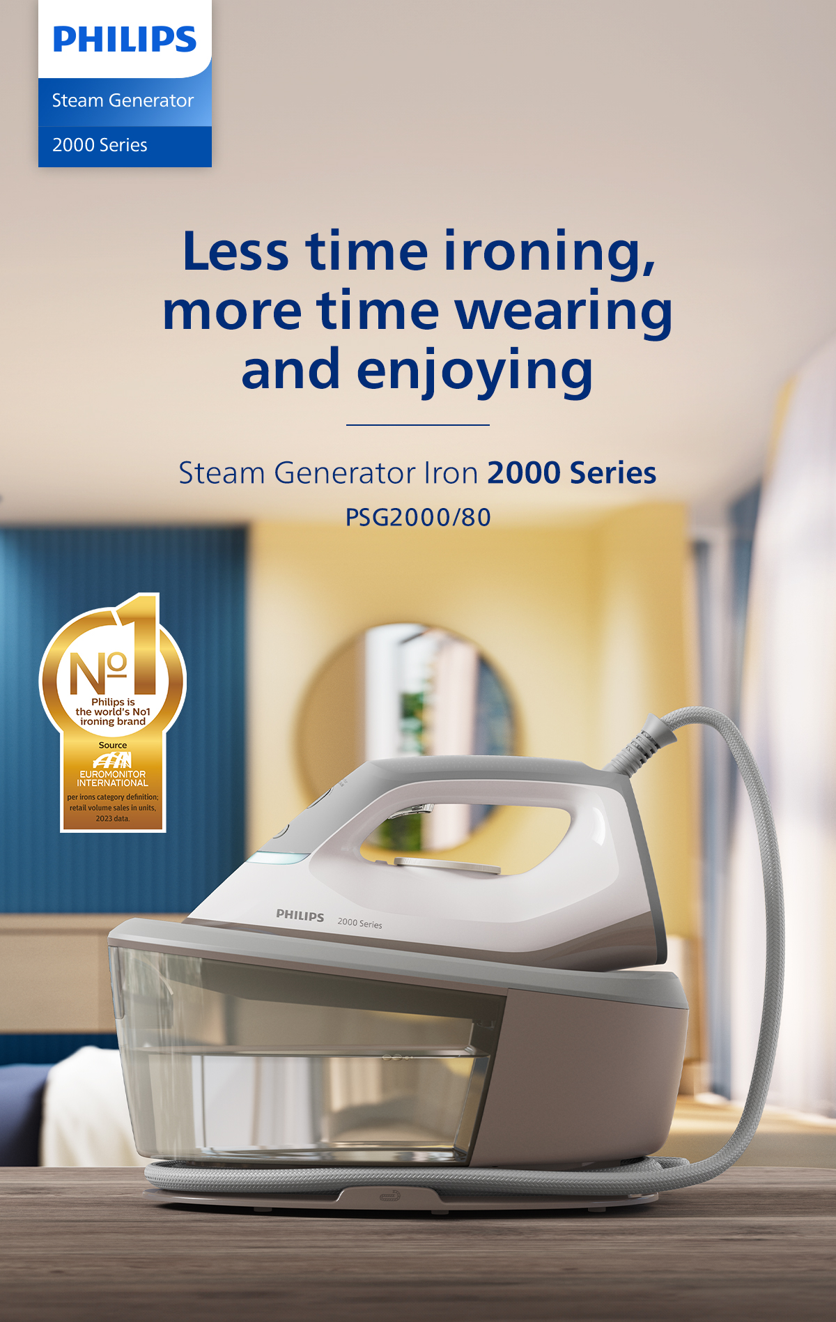 PHILIPS Steam Generator Iron 2000 Series (PSG2000/80) | Shopee Malaysia